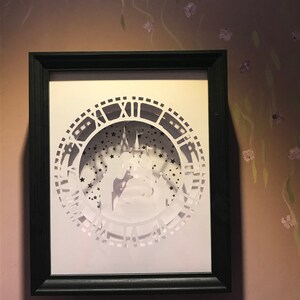 Always Harry Potter inspired Paper Cut in Floating Frame | Etsy