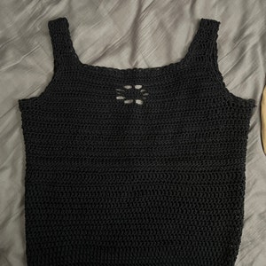 Open Back Tank Crochet Pattern PDF - Etsy