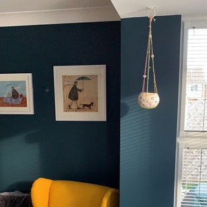 The Random Pots Collection Handmade Ceramic Hanging Planters, Succulent ...