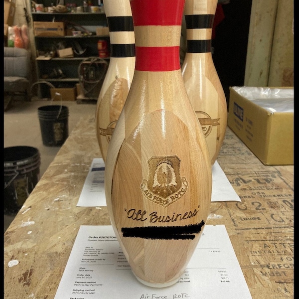 Regulation Bowling Pin Custom Made - Etsy