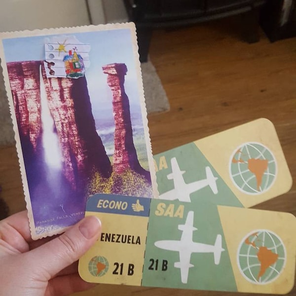 Up Movie Airline Tickets and Postcard - Etsy