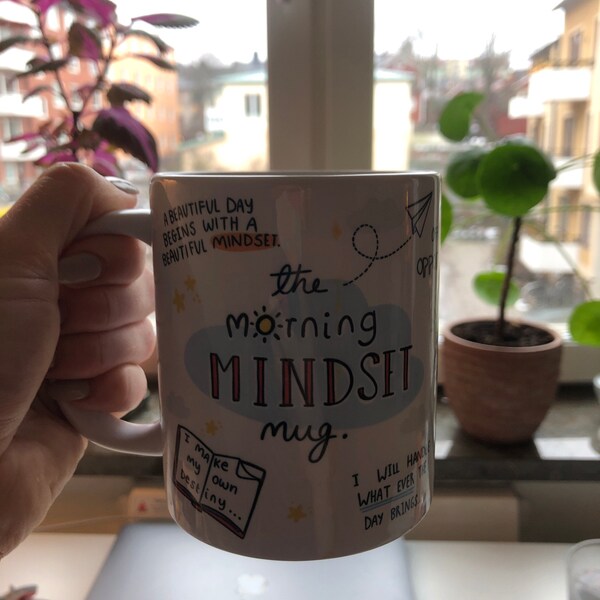 The Morning MINDSET Mug - Mental Health, Mindset, Law of Attraction ...