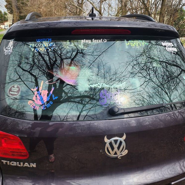 Support Your Local Cryptids Bumper Decal, Spooky Car Accessories ...