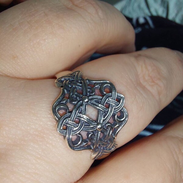 Triquetra Triskele Dragon Ouroboros Pendant. Pagan Ancient Symbol Snake ...