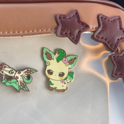 Cute Kawaii Leafeon Hard Enamel Pin - Etsy