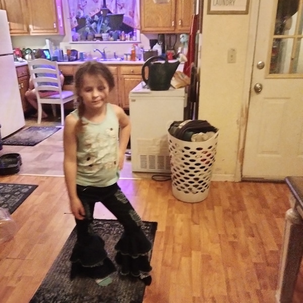 Girl's Flair Jeans Distressed Jeans Bell Bottoms Wide Leg Jeans RTS ...