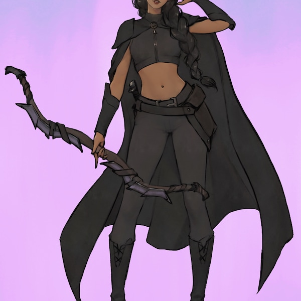 Human Drawn - Full Body Character Commission - Custom Artwork - Epic ...