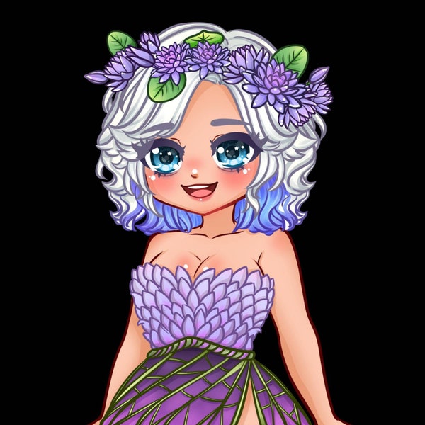 Custom Reactive Pngtuber, Vtuber for Twitch, Youtube, Discord, Fugi ...
