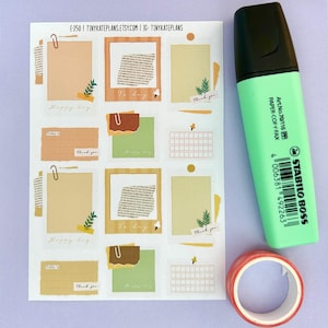 Blank Calendar Planner Stickers, Calendar Planner Stickers, Monthly ...