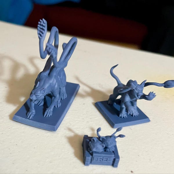 D&D Wild Animal Familiars Pets Companions Gift Starter Set Pathfinder ...