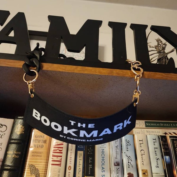 Bookmark With Detachable Handle, Book Carrier, Pink Faux Leather ...