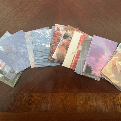 50 Pcs, Landscape Sticker Book, Color Themed Aesthetic Sticker Booklet ...