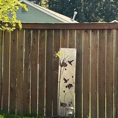 Rainbow Trout Wind Spinner, Kinetic Metal Wind Spinner, Fish Art ...