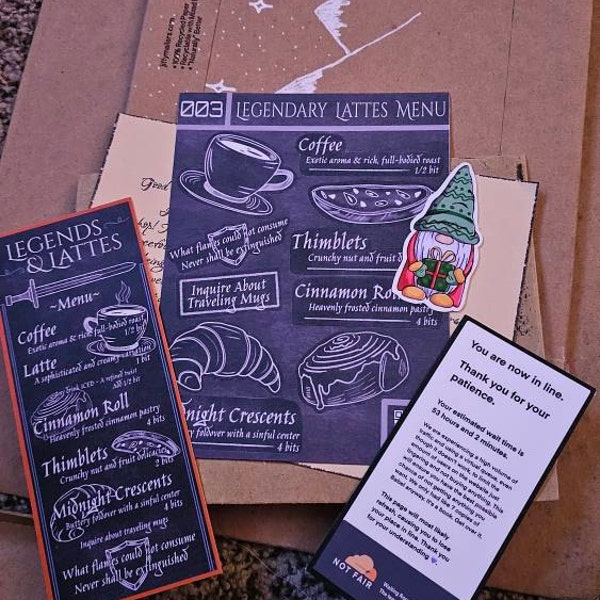 Bookmark - Legends & Lattes - Coffee Shop Coziness - Etsy