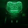 Personalised Neon Green Controller and Headset Gaming Station With ...