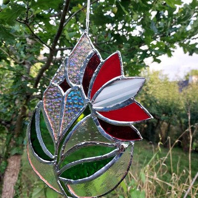 Eclipse Stained Glass Large Panel Pattern. Intermediate Stained Glass ...