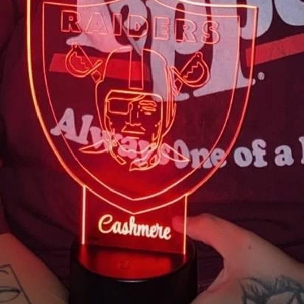 Chef LED Lamp Multicolor 3d Illusion Night Light Lamp Unique Gift for ...