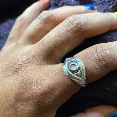 Eye Ring 925 Sterling Silver Jewelry Silver Human Eye Ring - Etsy