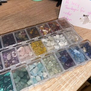 3 Chips of 21 Types of Gemstones Drilled - Etsy