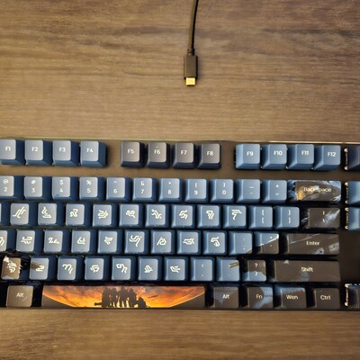 Viego the Ruined King LOL Series Keycap Set, 112 Keys PBT for Mechanical Keyboard OEM Profile ...