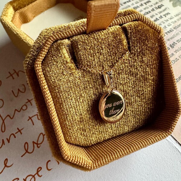 Text Engraving for Lockets (add-on), Personalized Message, Date, Love ...