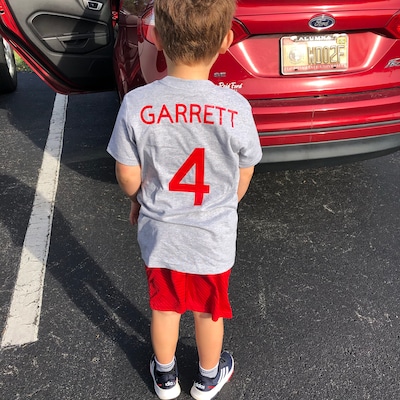 Add-on Name & Number Backside Add on Put Your Name and Number on Back ...