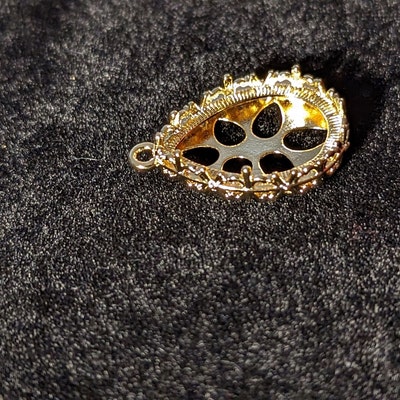 5pcs Split Broken Heart Charms 12.5x20mm, Divided Love Charm, Gold ...