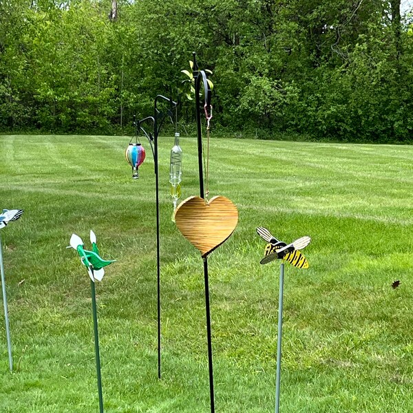 Pine Cone Wood Spiral Wind Spinner Wood Stained 12 High & 6 Wide ...