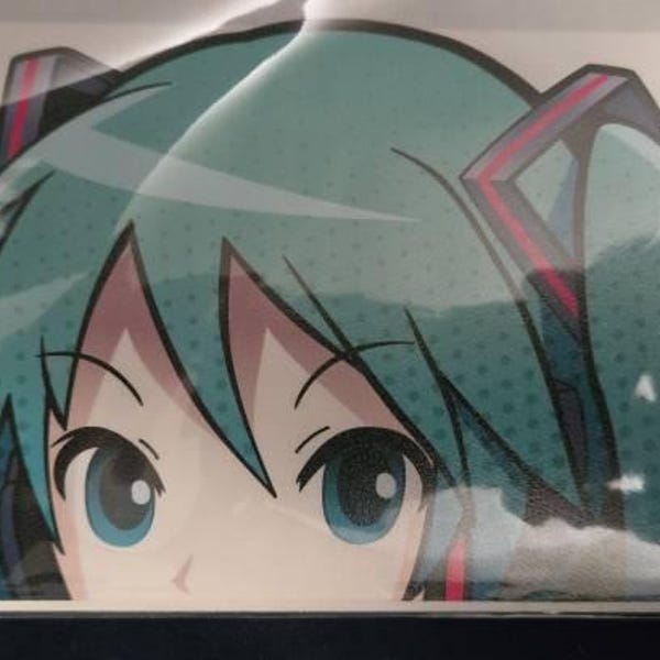 Bluey Peeker - Glossy White Cut Vinyl Car Decal - Multiple Sizes! - Etsy