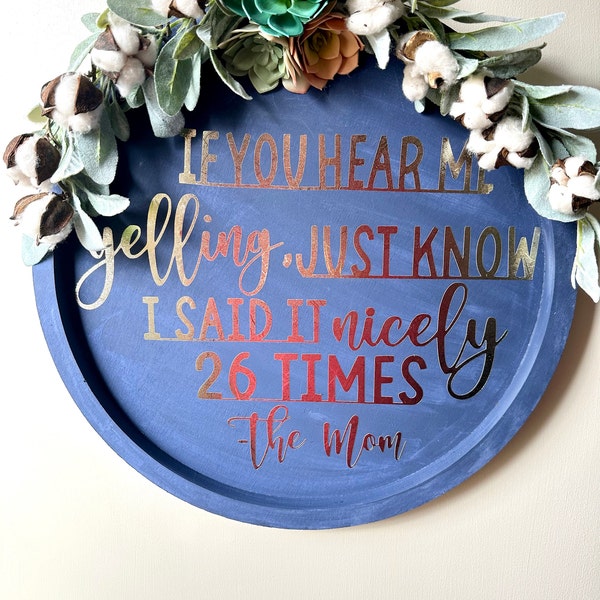 Funny Round Signs SVG , Round SVG Files, Door Hanger Svg, Welcome Sign ...