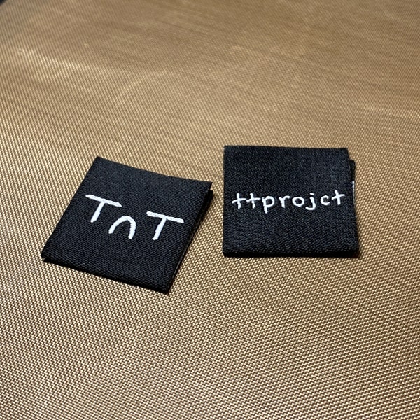 300 Custom Sleeve Hem Tags, Custom Hem Tags, Hem Tags on T-shirt ...