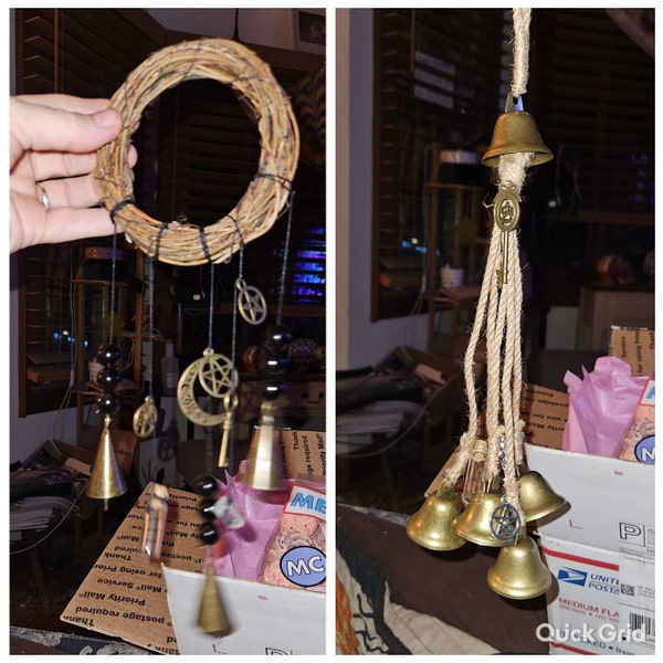 Protection Bells, Witch Bells, Witch Door Bells, Door Chimes, Front ...
