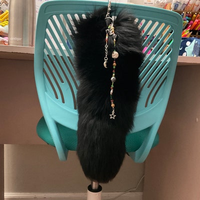 Custom Beaded Tail Keychain for Therians, Furries, Cosplay, Alternative ...