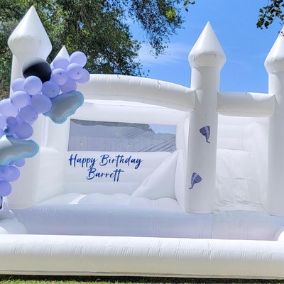 Decals Huge Bounce House Decals Large Backdrop Vinyl Small Signage ...