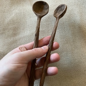 Walnut Handcarved Cooking Spoon Handmade Wooden Spoon Housewarming Gift ...