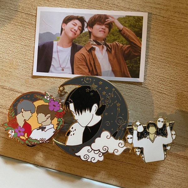 BTS Taehyung V Singularity Enamel Pin - Etsy