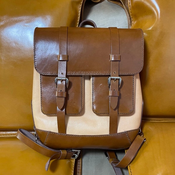 Leather Backpack Pattern With Video Tutorial Large Size/laptop Bag ...