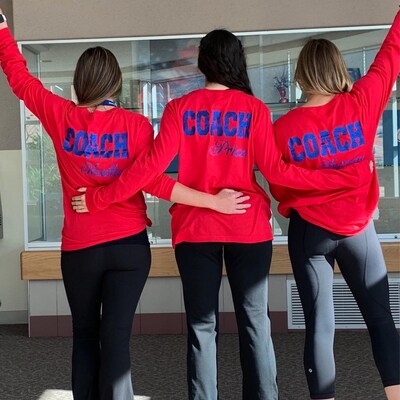 Cheer Coach Shirts Cheerleading Cheerleader Coach Megaphone Mascot ...