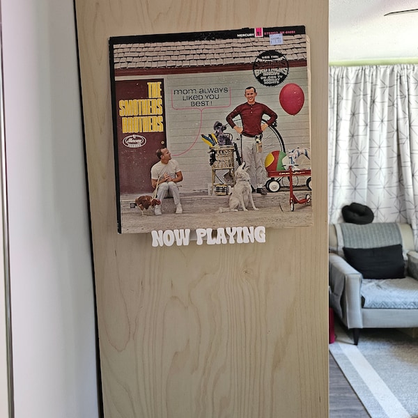 Now Playing Wall Mounted Vinyl Record Display || Album Shelf - Etsy