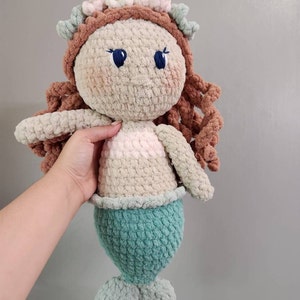 The Original Merbabies Amigurumi Pattern, Crochet Merbaby Plushie ...