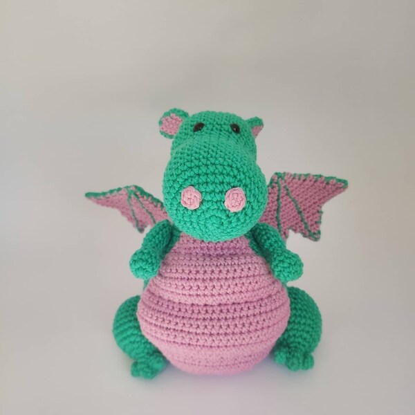 Yoki the Dragon Amigurumi Crochet Pattern - Etsy