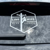 Line Wife Decal Line Life Decal Linewife Decal Lineman Wife Decal ...