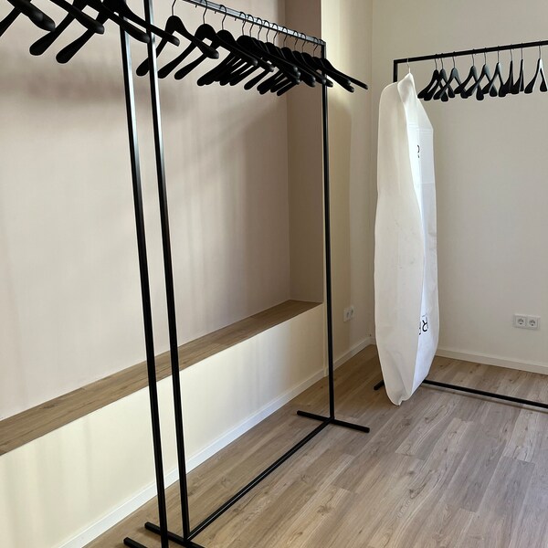 Ceiling Clothes Rack// Clothing Rack // Ceiling Rack // Ceiling Storage ...