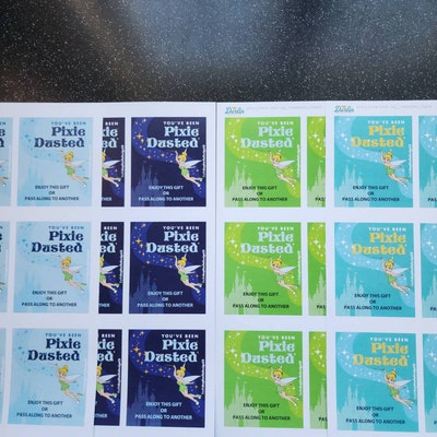 Stitch Pixie Dust Gift Tags You've Been Pixie Dusted Instant Download ...