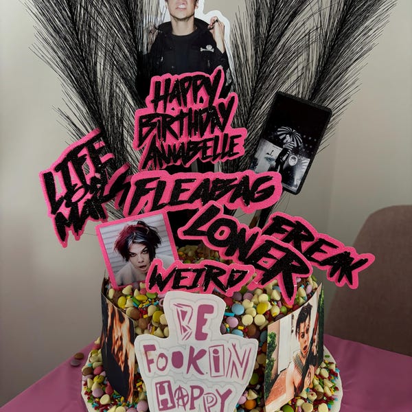 Yungblud Personalised Cake Topper Pack - Etsy