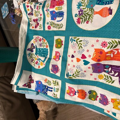 Farm Fabric, Farm Panel, Garden Fabric, Western Fabric, Homestead ...