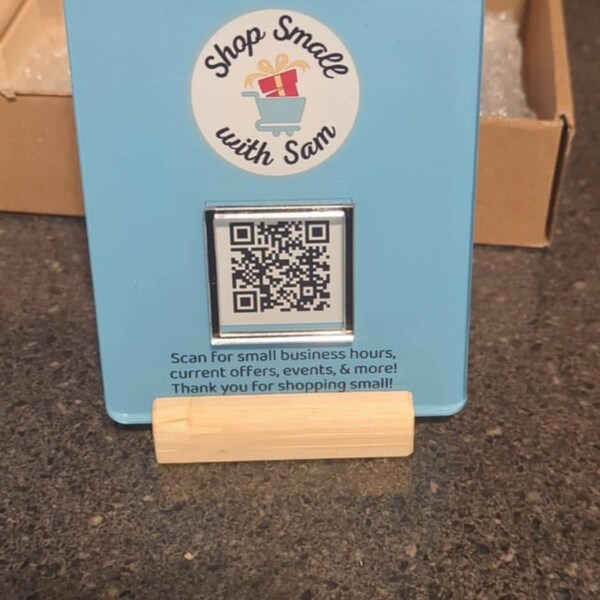 Social Media QR Code Sign Mini QR Code Sign Beauty Sign Business Sign ...