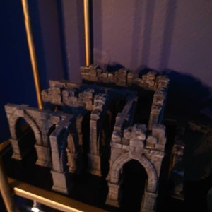 Sci Fi Gothic Train Set 3D Printed Gaming Terrain Warlayer - Etsy