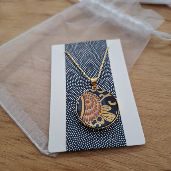 Royal Albert Forget Me Not & Lily of the Valley Necklace With Upcycled ...