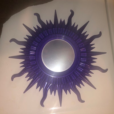 3D Sun Mirror Mold-sunburst Mirror Resin Mold-sun Moon Mirror Mold ...